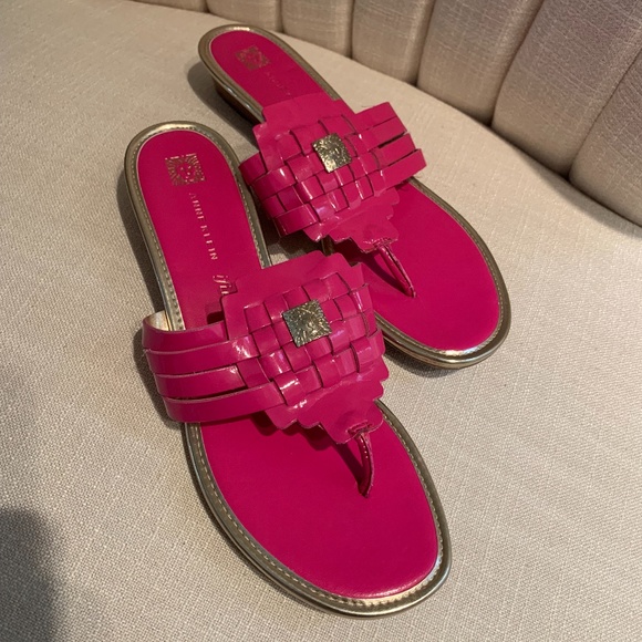 ANNE KLEIN iflex | Shoes | Anne Klein I Flex Pink Patent Leather Wedge ...